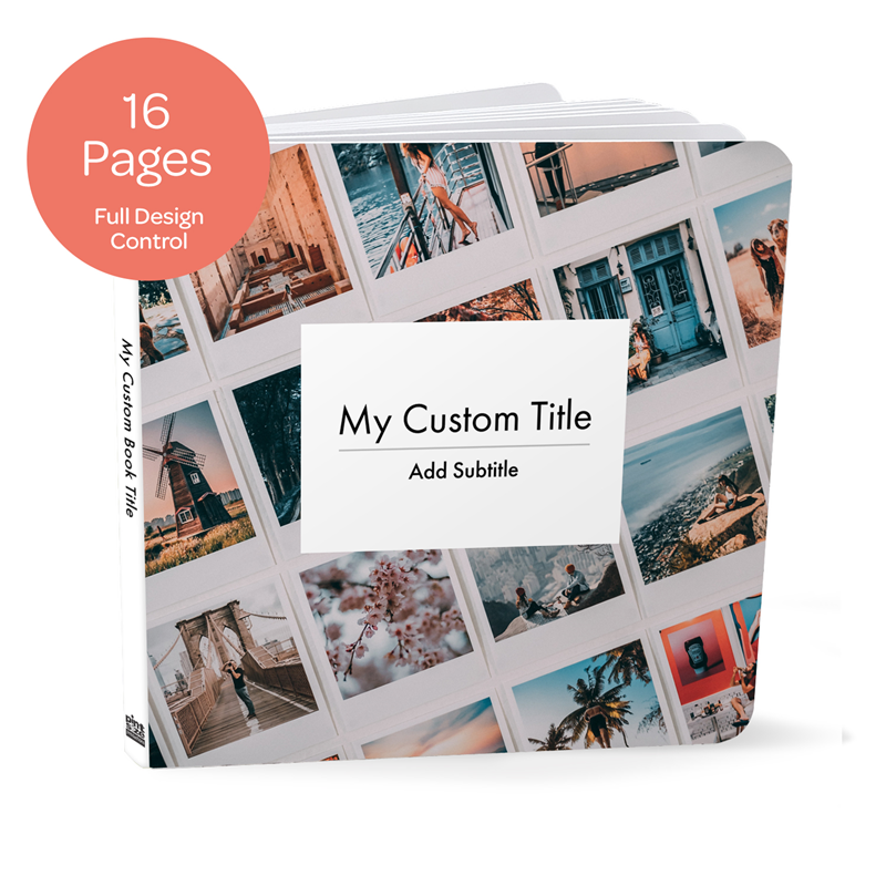 Make a 16 Page Board Book With Advanced Custom Design Options | Pint ...